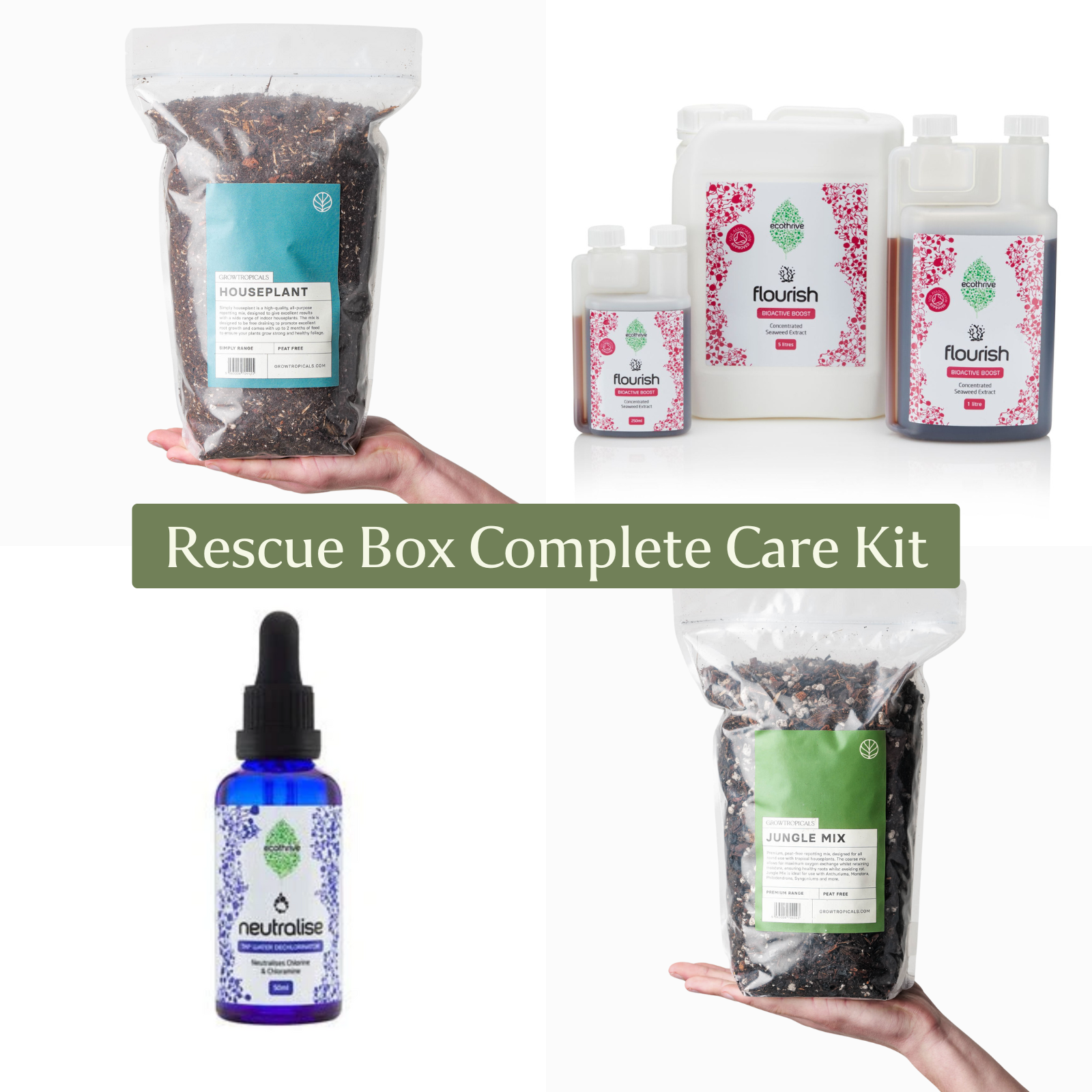 Rescue Box Complete Care Kit | Pots & Planters | GrowTropicals.com