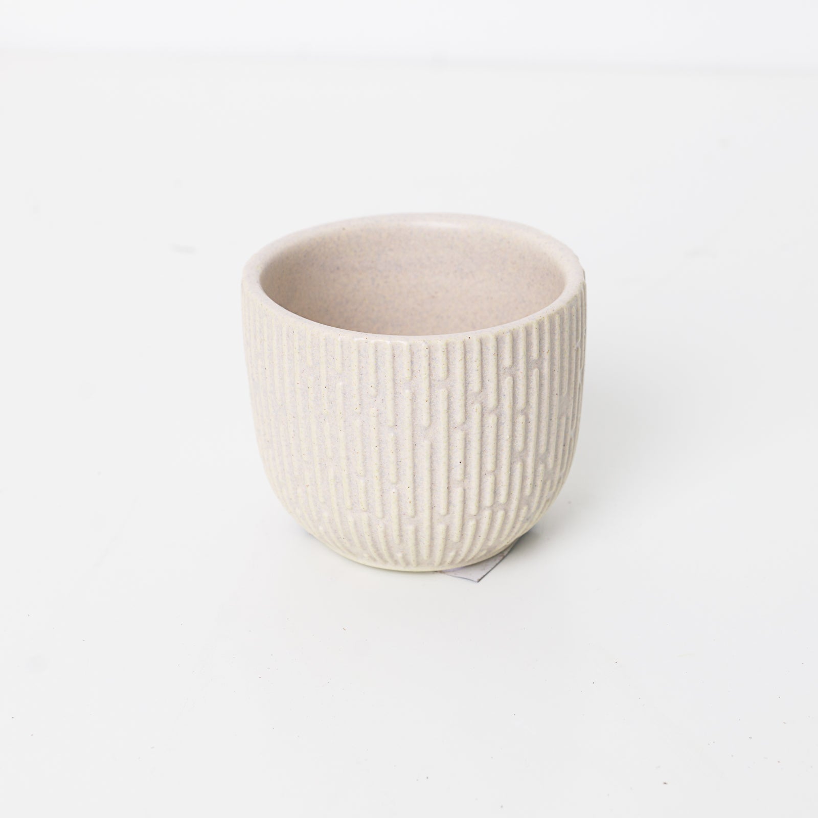 Sara Cream Ceramic Pot | Pots & Planters | GrowTropicals.com